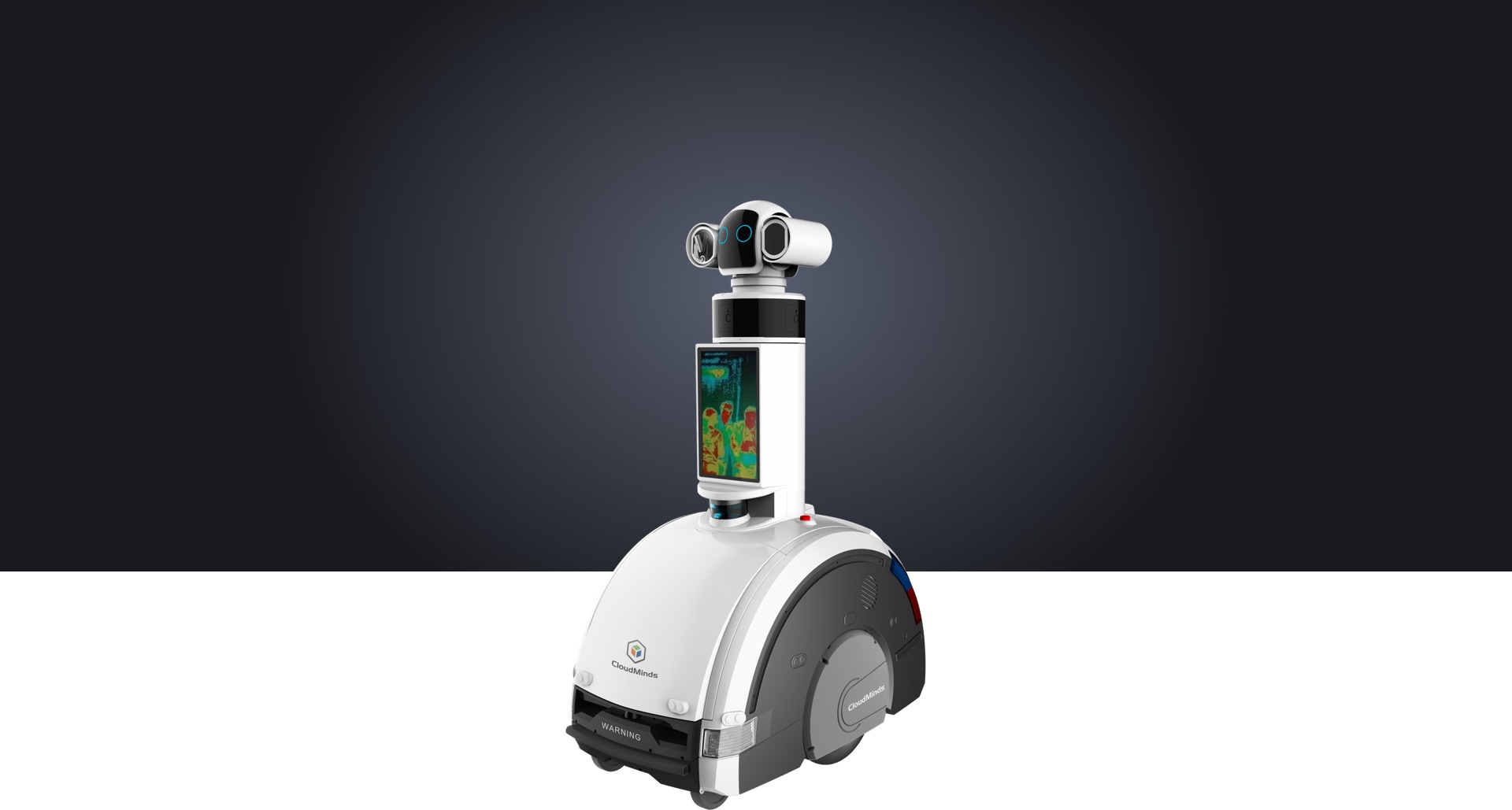 Patrol temperature measurement robot
